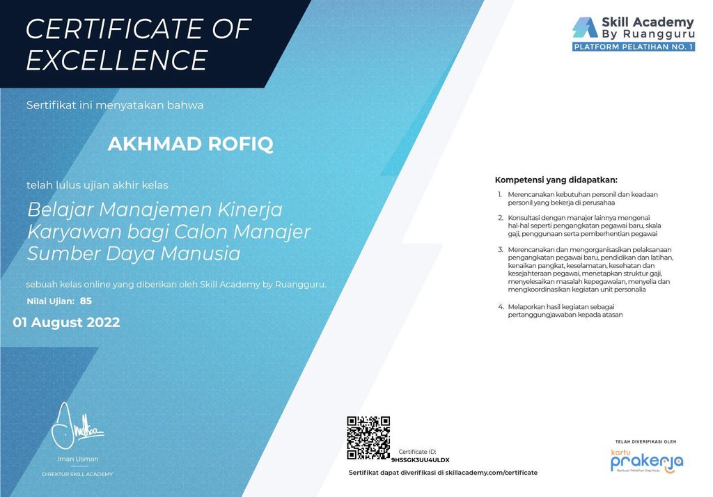 Akhmad Rofiq, S.H - Litigation Lawyer & Legal Consultant | LinkedIn