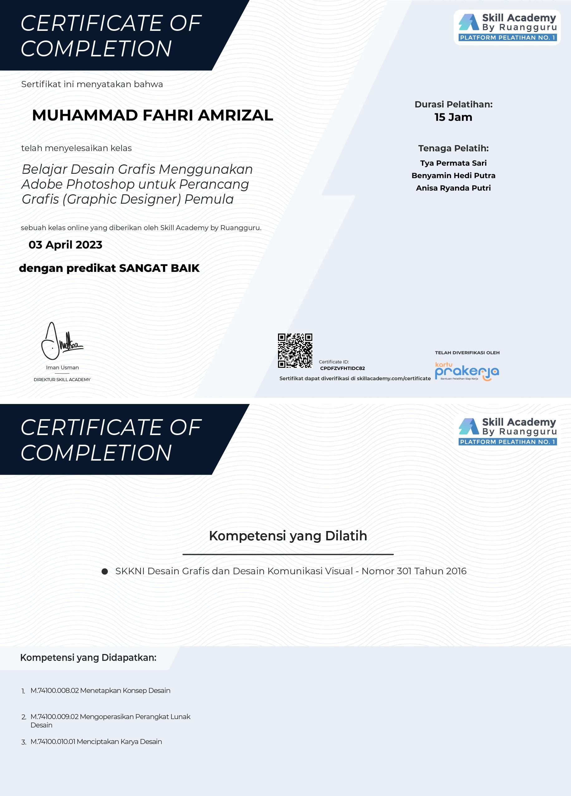 Muhammad Fahri Amrizal - Freelance and fish cultivator | LinkedIn