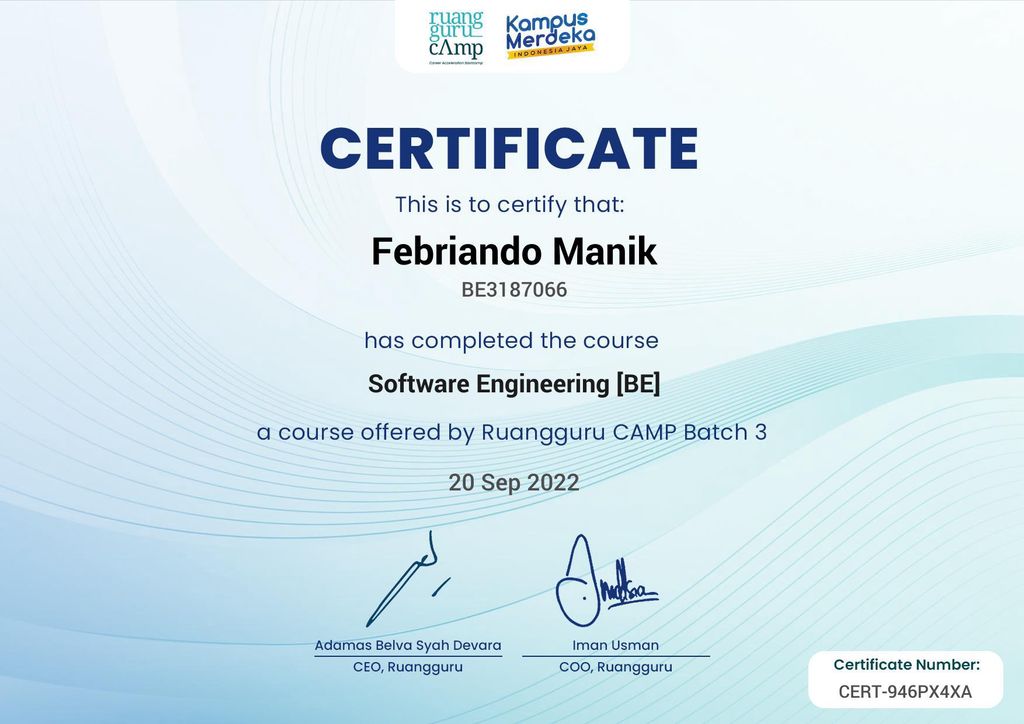 Febriando Manik - Full Stack Web Developer | LinkedIn