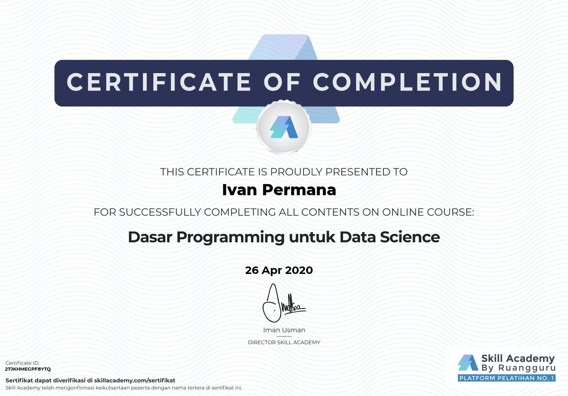 Ivan Permana - I walk slowly but I never walk backward | LinkedIn