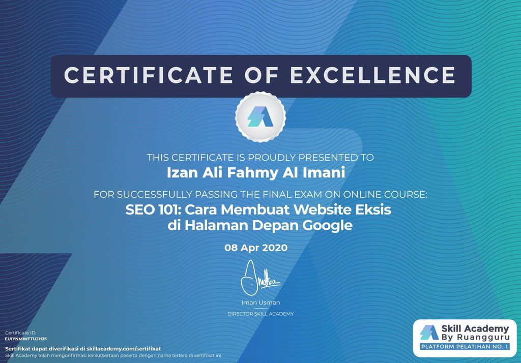 Izan Ali Fahmy Al Imani - Brand Visual Designer & Video Editor ...