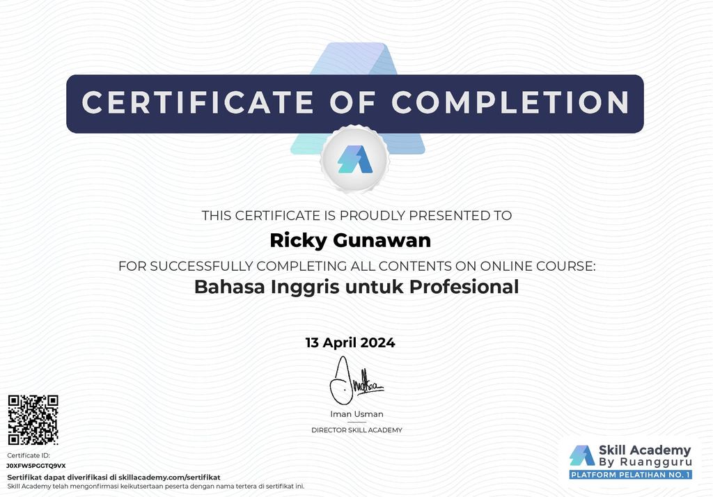 Ricky Gunawan - Logistic Management | Management Information Systems | LinkedIn