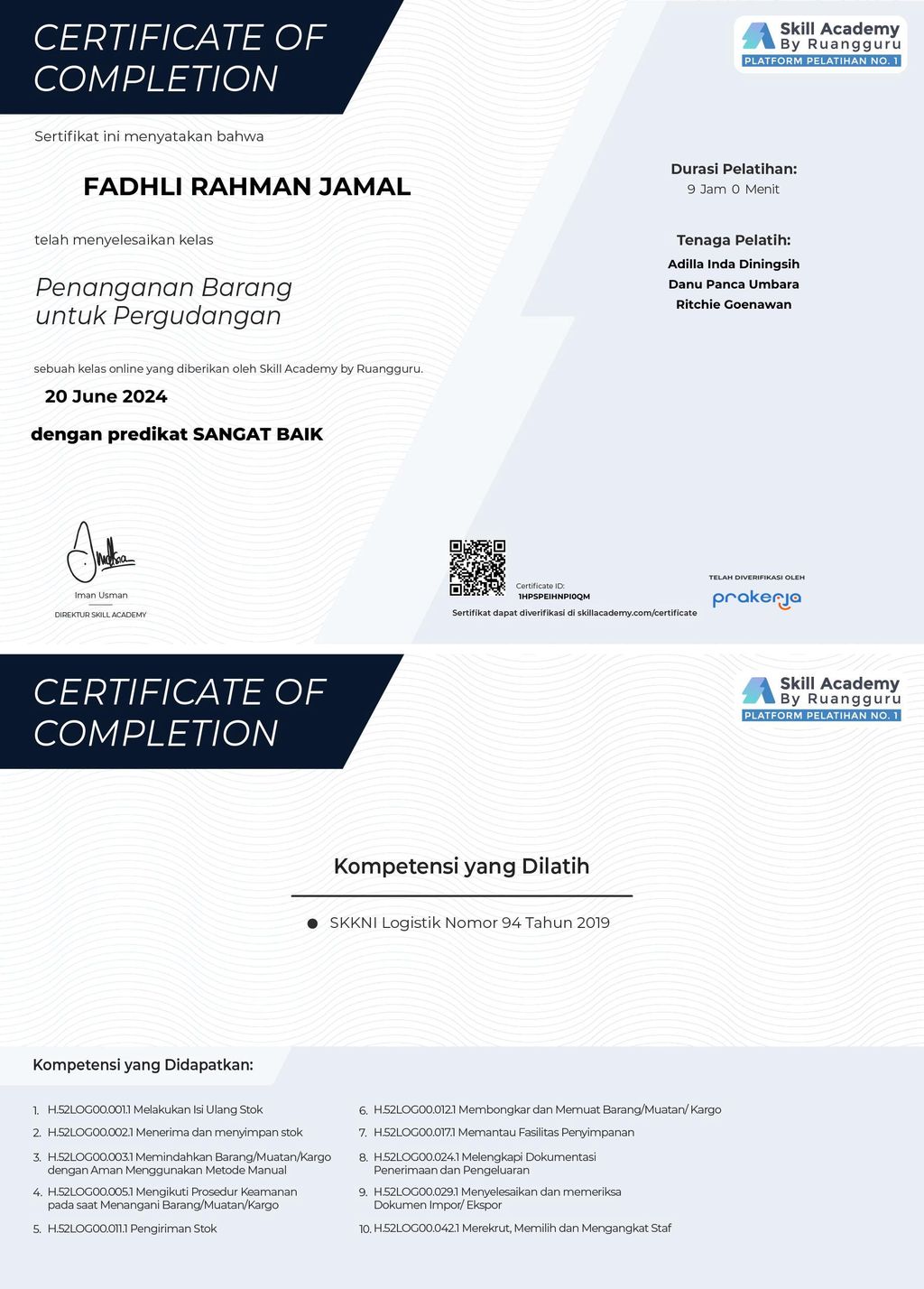 Fadhli Rahman J. - Apprentice Product Manager - Purwadhika Digital ...