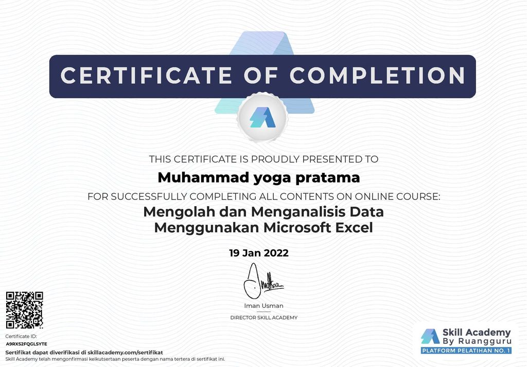 Muhammad Yoga Pratama - Bachelor Degree of Management | LinkedIn